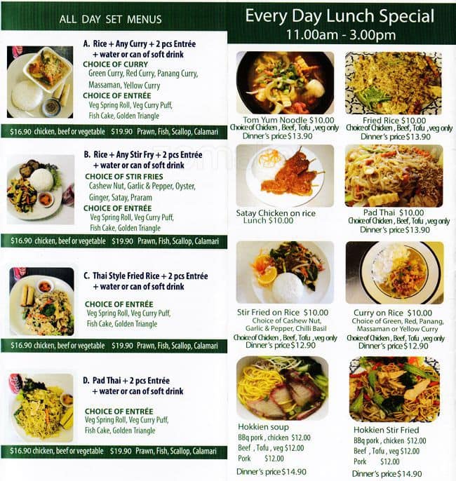Menu at Burleigh Asian Cuisine&Bubble Tea restaurant, Burleigh Heads