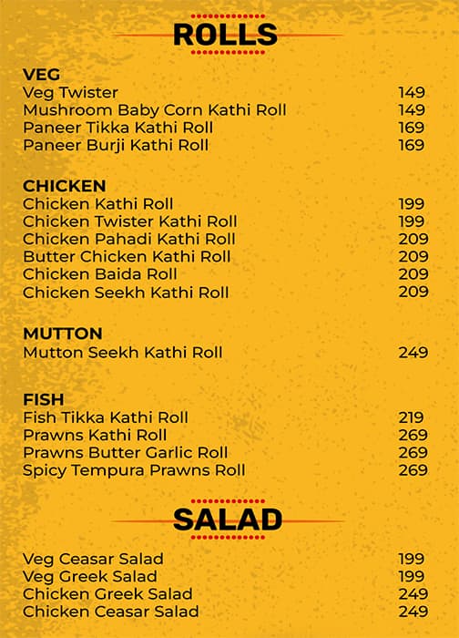 Menu at Bhingari Restaurant & Bar, Virar
