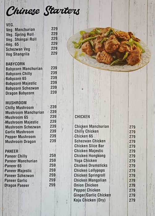 Menu of 9th Avenue, Ghatkesar, Secunderabad