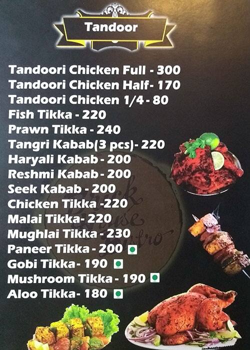Menu at The Brick House Bistro, Chennai, Q88