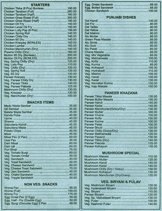 Hotel Vadvalaeat Menu, Menu for Hotel Vadvalaeat, Virar, Mumbai - Zomato