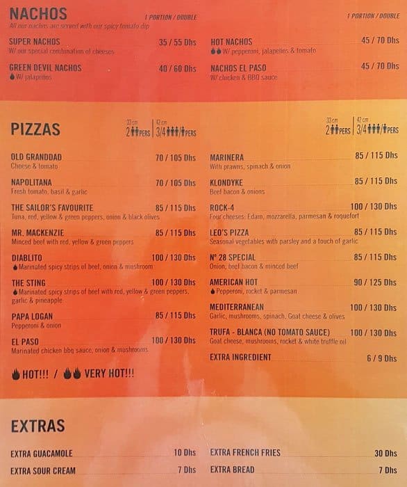 Diablito Food & Music Menu, Menu for Diablito Food & Music, Yas Island ...