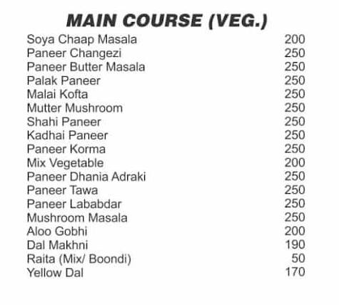 Menu at Concept Shawarma, New Delhi, 142 Defence Colony Flyover