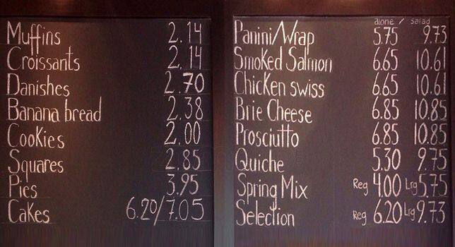 Café 55 Menu, Menu for Café 55, ByWard Market, Ottawa - Urbanspoon/Zomato