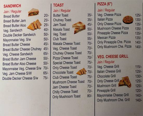 Menu at Center Point, Surat, 5RH6+H9J