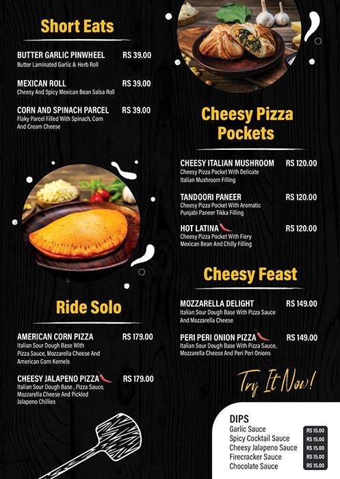 Menu of Fasta Pizza, Mogappair, Chennai