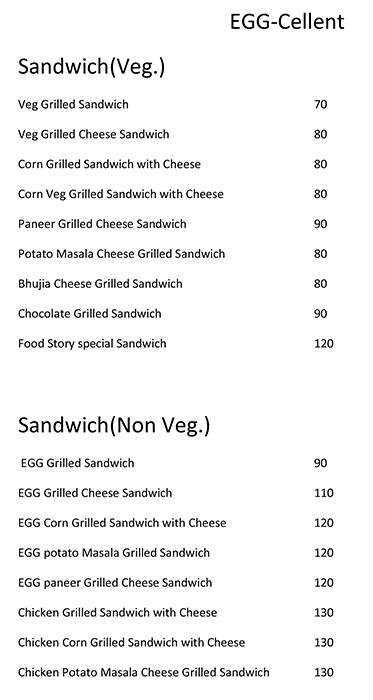 Menu of EGG Cellent, Baguihati, Kolkata