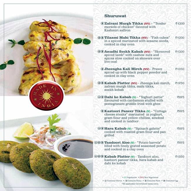 Menu at Rare Eastern Dining - Radisson Blu MBD Hotel, Noida