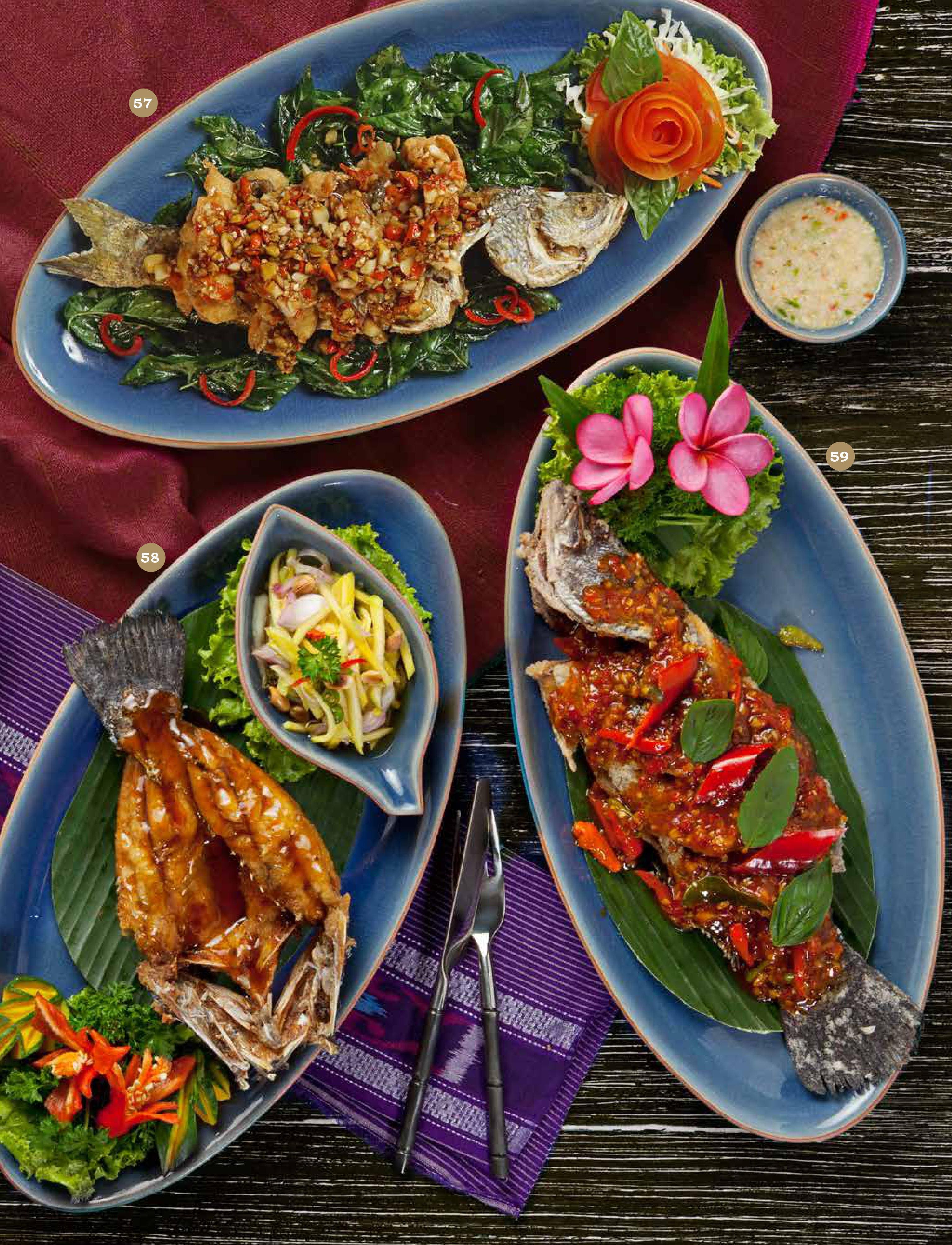 Menu at Chandara Fine Thai Cuisine restaurant, Jakarta, Plaza Senayan Mall