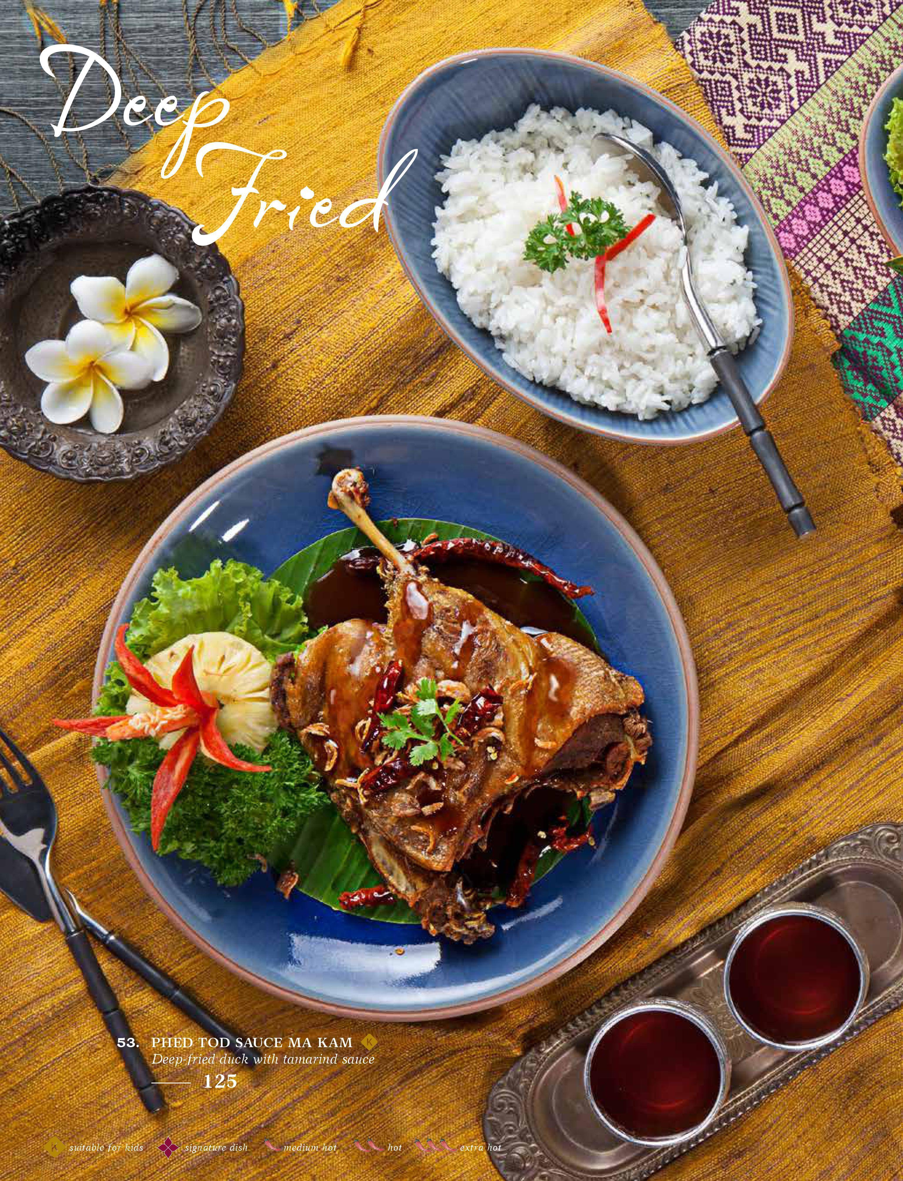 Menu at Chandara Fine Thai Cuisine restaurant, Jakarta, Plaza Senayan Mall