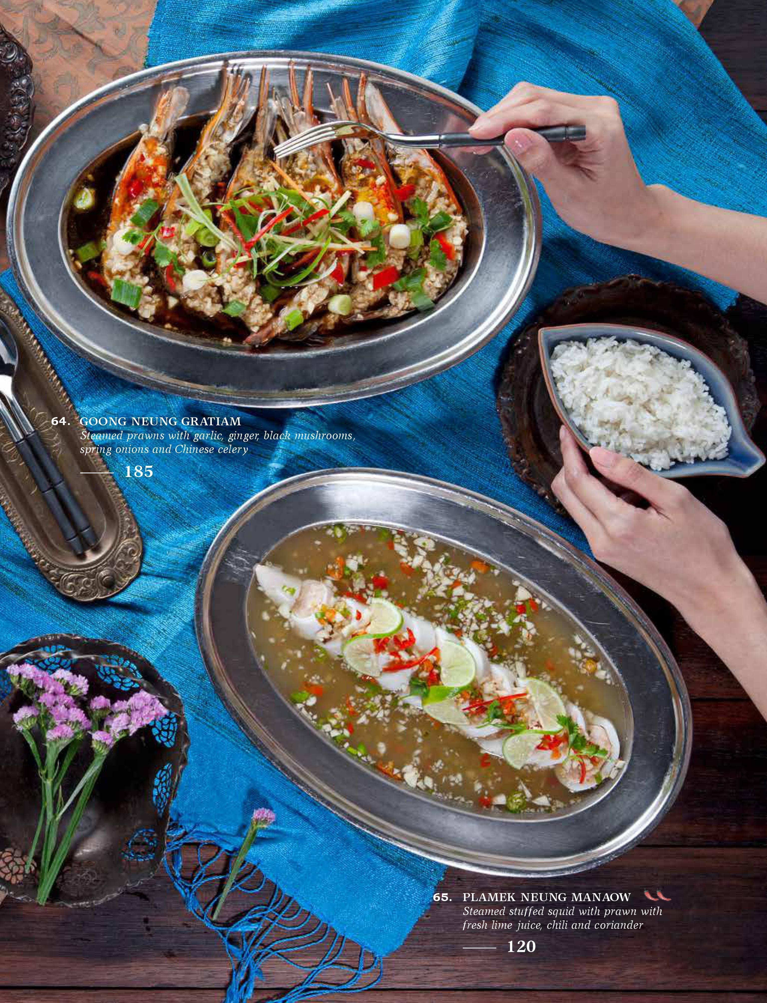 Menu at Chandara Fine Thai Cuisine restaurant, Jakarta, Plaza Senayan Mall