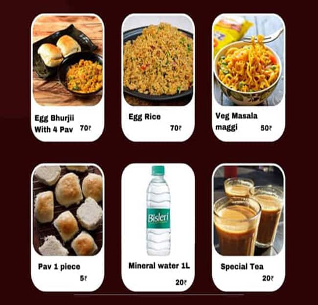 Menu of The Food Express, Akurdi, Pune