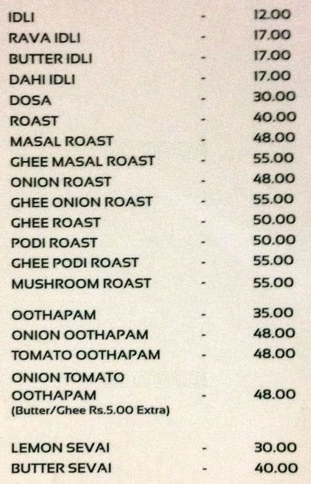 Idli Kadai Menu, Menu for Idli Kadai, RS Puram, Coimbatore - Zomato