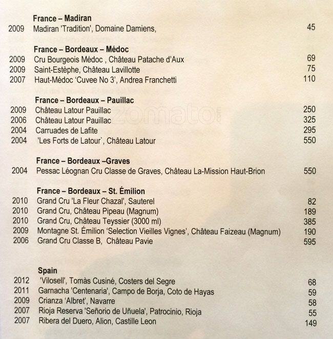 Menu at Posticino pub & bar, Toronto