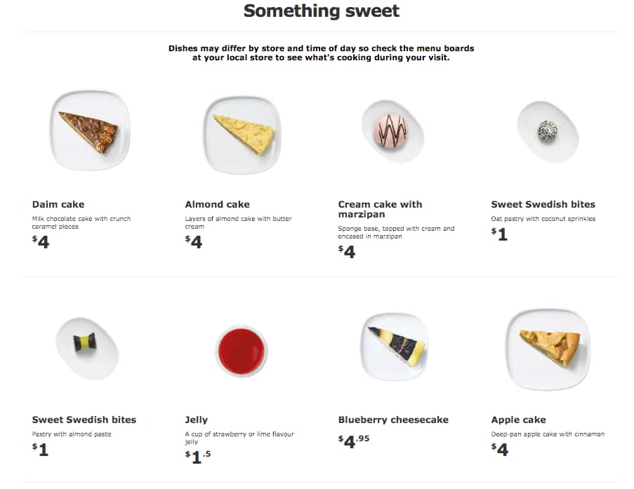 Menu at IKEA Restaurant, Richmond