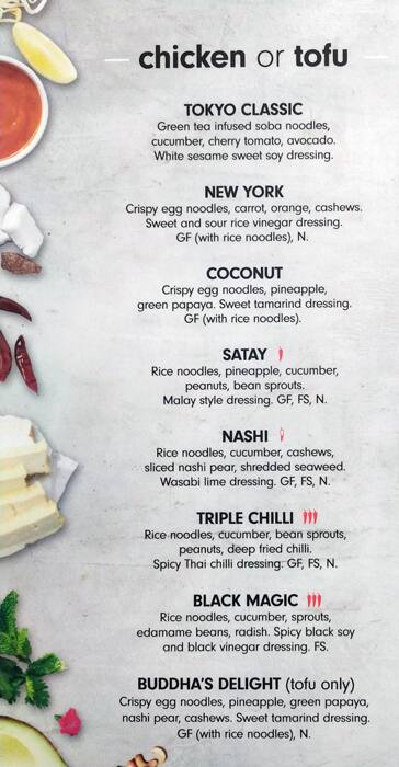 Menu at Eat More Green cafe, Bondi