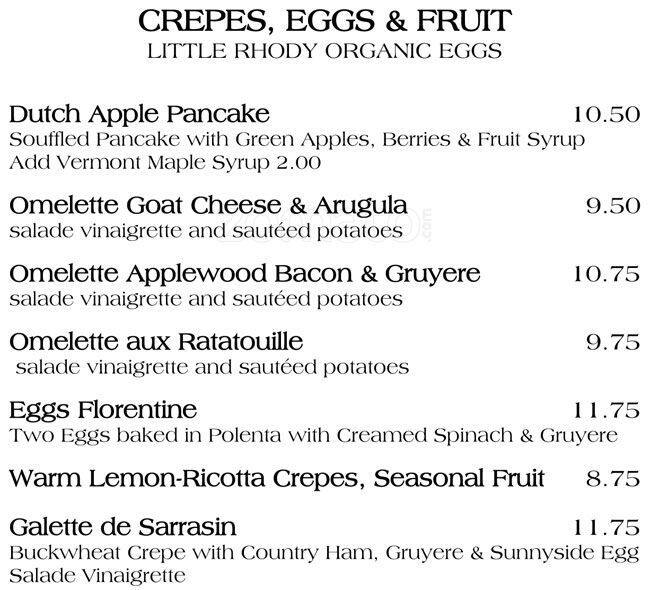 Menu at Le Central pub & bar, Bristol, 483 Hope St