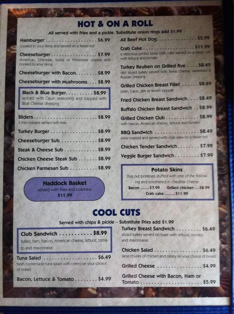Menu at Layton's Family Restaurant, Ocean City, Philadelphia Ave