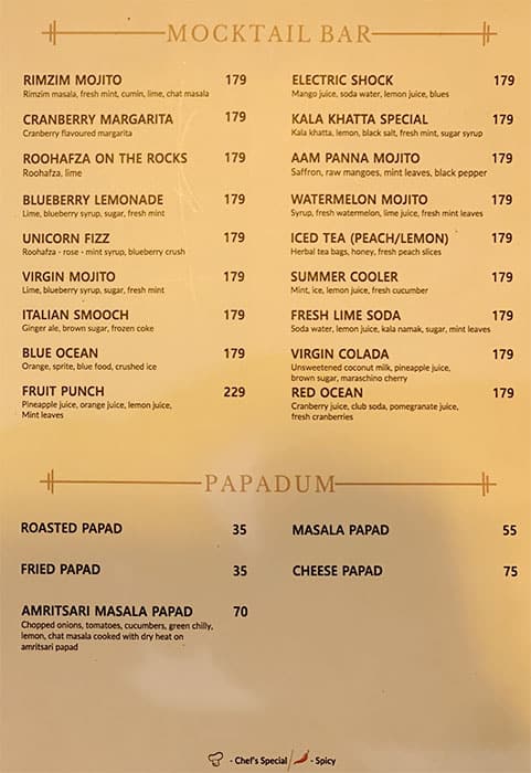 Menu of Kake Di Hatti, Mall Road, Kanpur