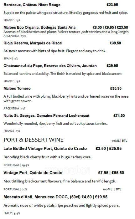 Menu at The Blue Boar pub & bar, Abridge