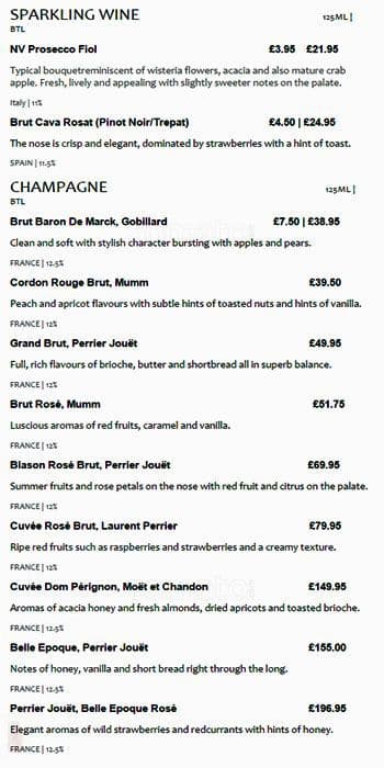 Menu at The Blue Boar pub & bar, Abridge