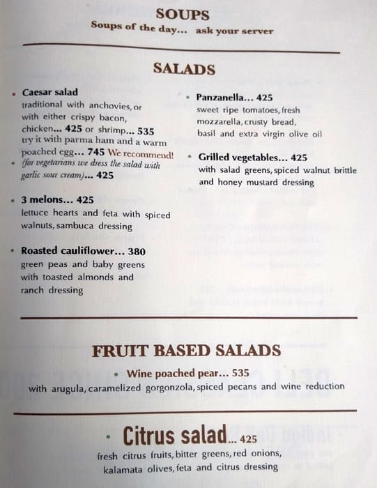 Menu at Indigo Delicatessen, Gurugram, 3