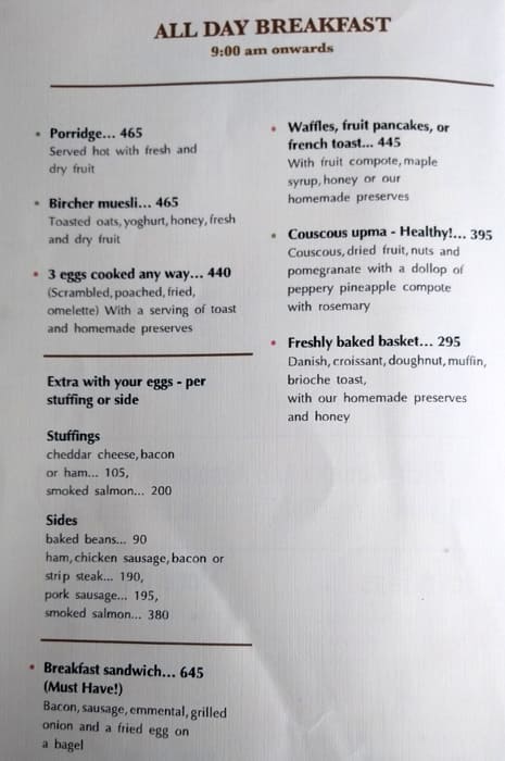 Menu at Indigo Delicatessen, Gurugram, 3