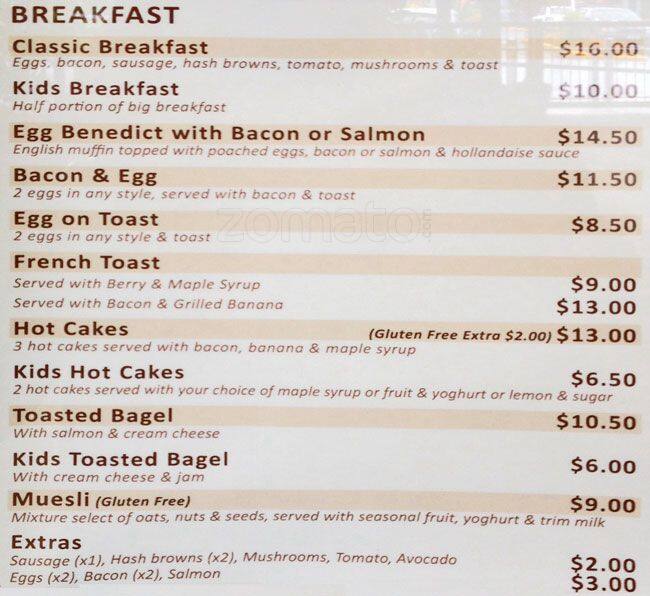 Menu at BB's Cafe, Takanini, 230 Great South Road