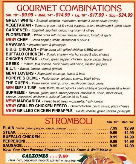 Menu at Golden Crust Pizza III pizzeria, Philadelphia, Midvale Ave