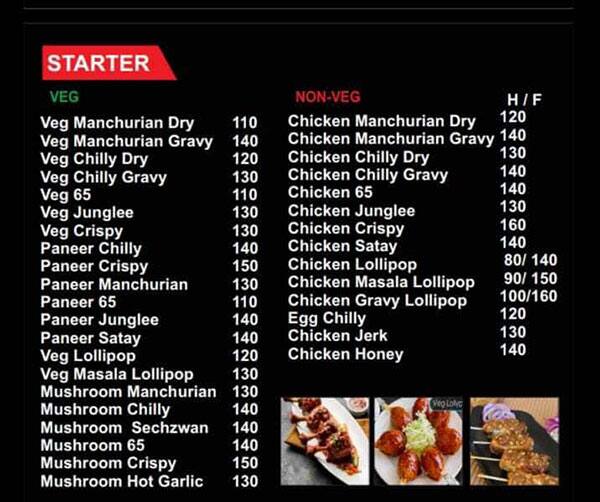 Menu of Wok China Chop, Erandwane, Pune