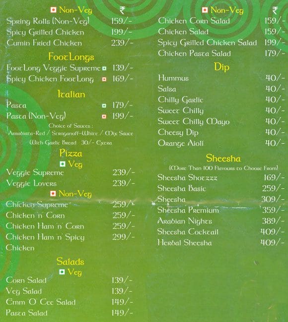 Menu at Ministry Of Cafe, Ghaziabad, 4th Floor