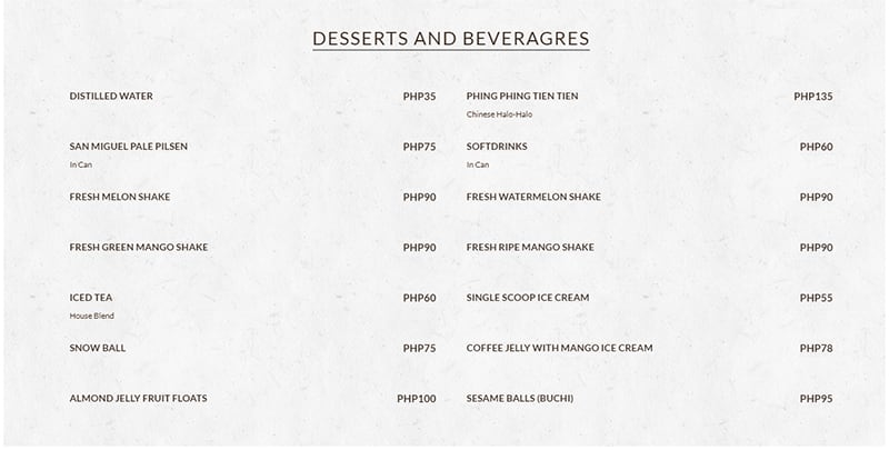 Menu at Luk Yuen Noodle House restaurant, Makati, Level 2nd Glorietta 2 ...