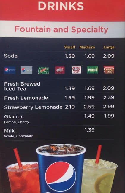 Menu at Good Times fast food, Thornton, East 120th Avenue