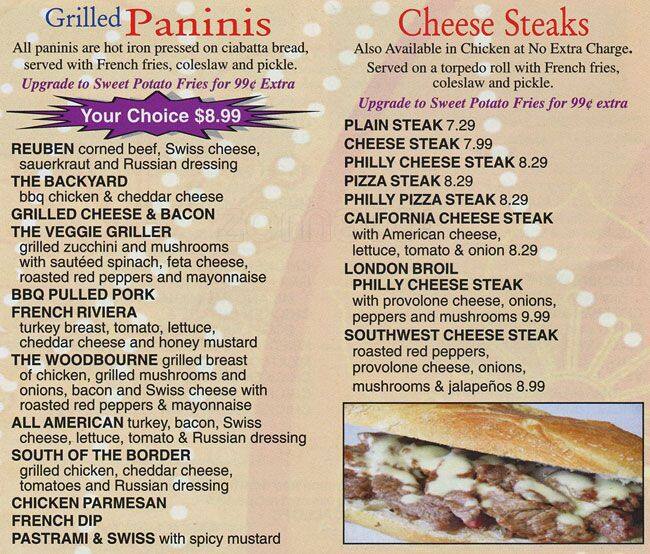 Menu at Golden Dawn restaurant, Levittown