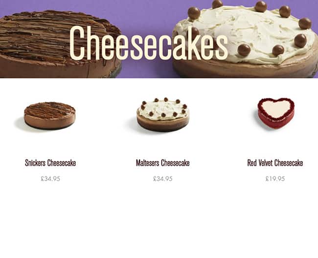 Menu at The Hummingbird Bakery, London, 155a Wardour St