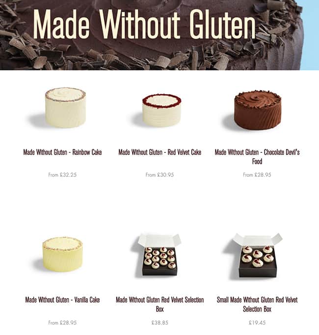 Menu at The Hummingbird Bakery, London, 155a Wardour St