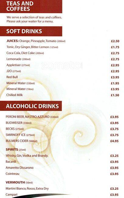 Menu at Britannia International Hotel restaurant, London, International ...