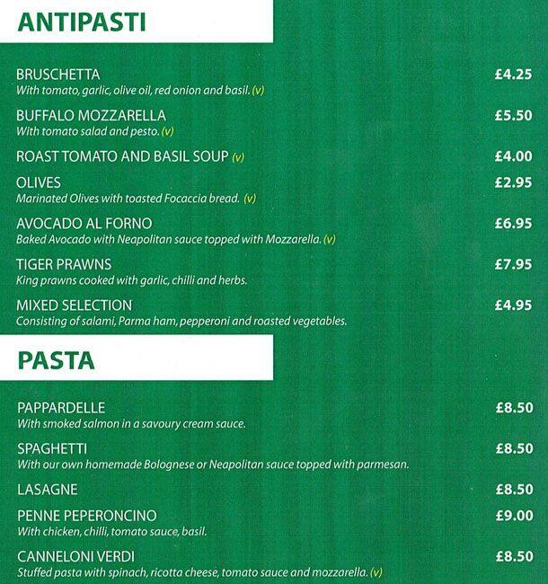 Menu at Britannia International Hotel restaurant, London, International ...