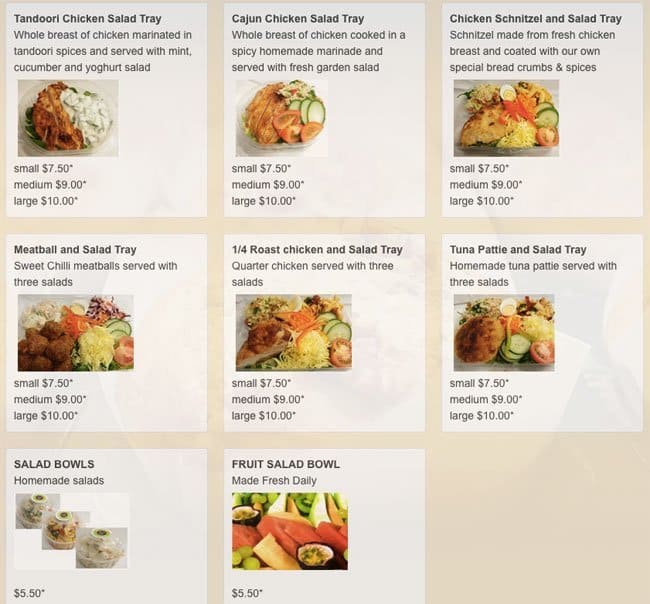 Menu at Muffin Cafe/lunch bar/bakery, Darch