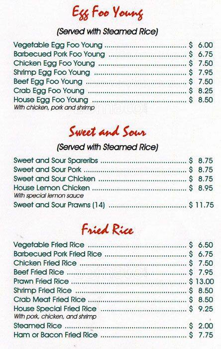 Menu at Emperor's Palace( West Bremerton) restaurant, Bremerton