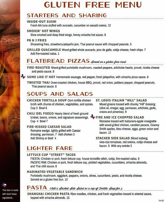 Menu at George's On The Town pub & bar, Georgetown