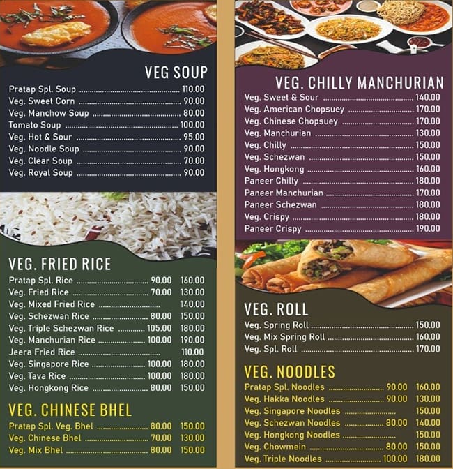 Menu of Pratap's Kitchen 2, Borivali West, Mumbai