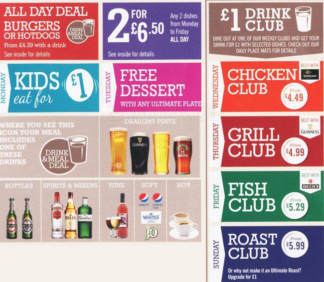 Menu at The Lot pub & bar, London