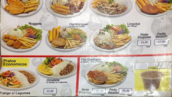 Menu at Crispy Chicken restaurant, São Paulo, Rodovia Raposo Tavares km 14
