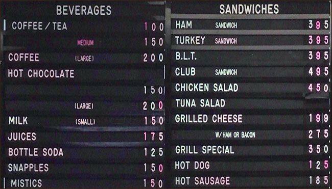 Menu at Golden Donut desserts, Philadelphia, 901 S 9th St