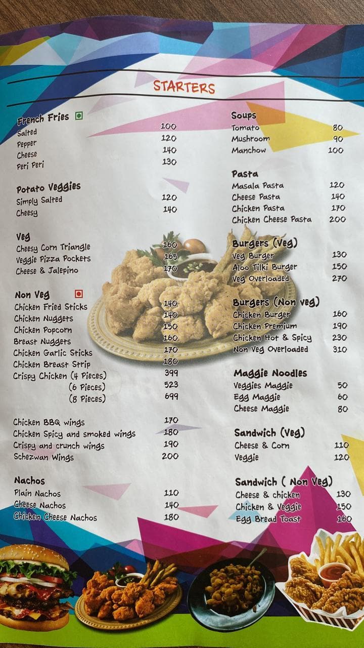 Menu at Caffelido, Arpora