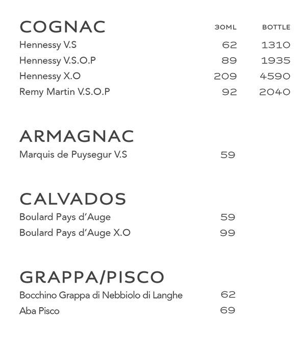 Menu at Karma Kafé restaurant, Dubai