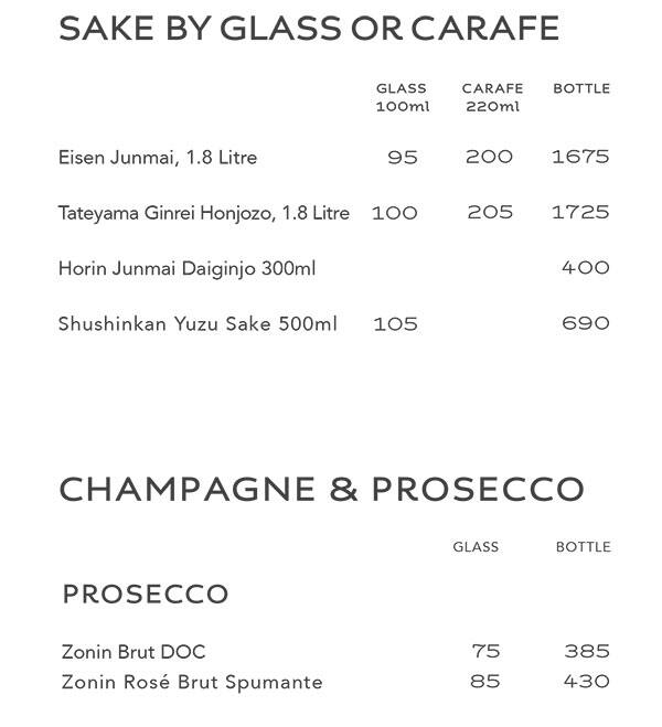 Menu at Karma Kafé restaurant, Dubai