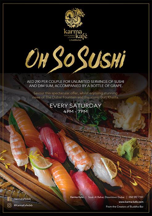 Menu at Karma Kafé restaurant, Dubai