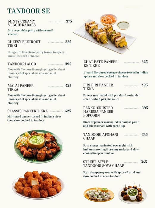 Menu of Berni Cafe, Karkardooma, New Delhi